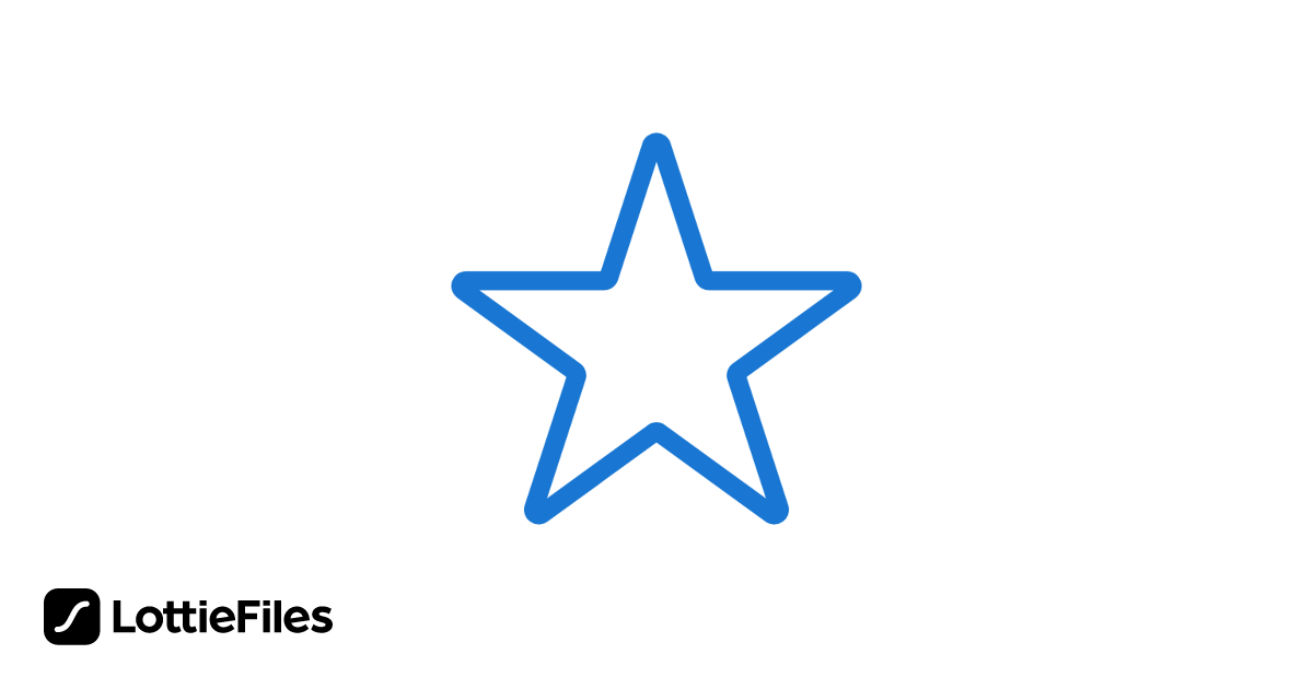 Free Star blinking Animation by Konrad Hylton | LottieFiles