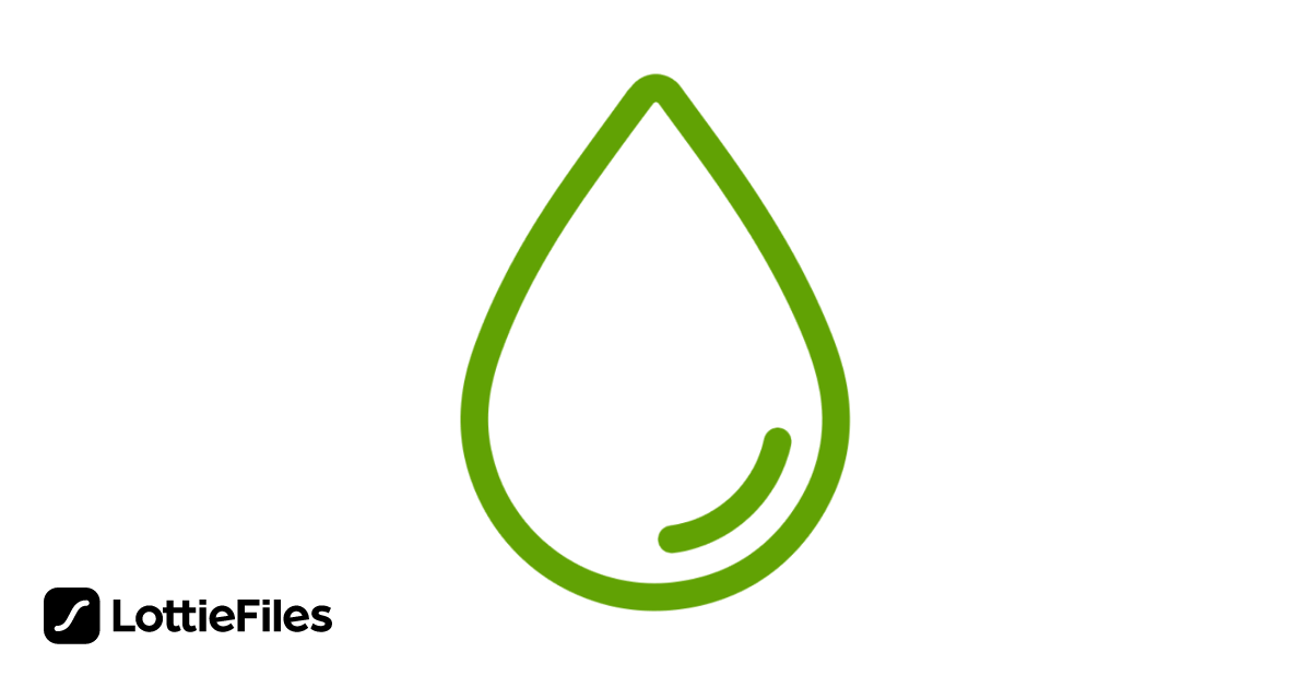 Free Green Drop Animation by Feel Moment | LottieFiles