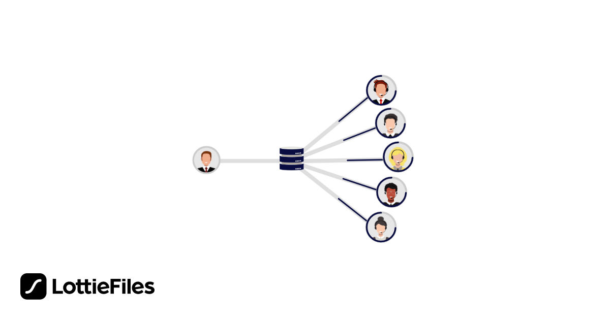 Free Data Connection Lottie Animation Animation by Meer Azzum | LottieFiles