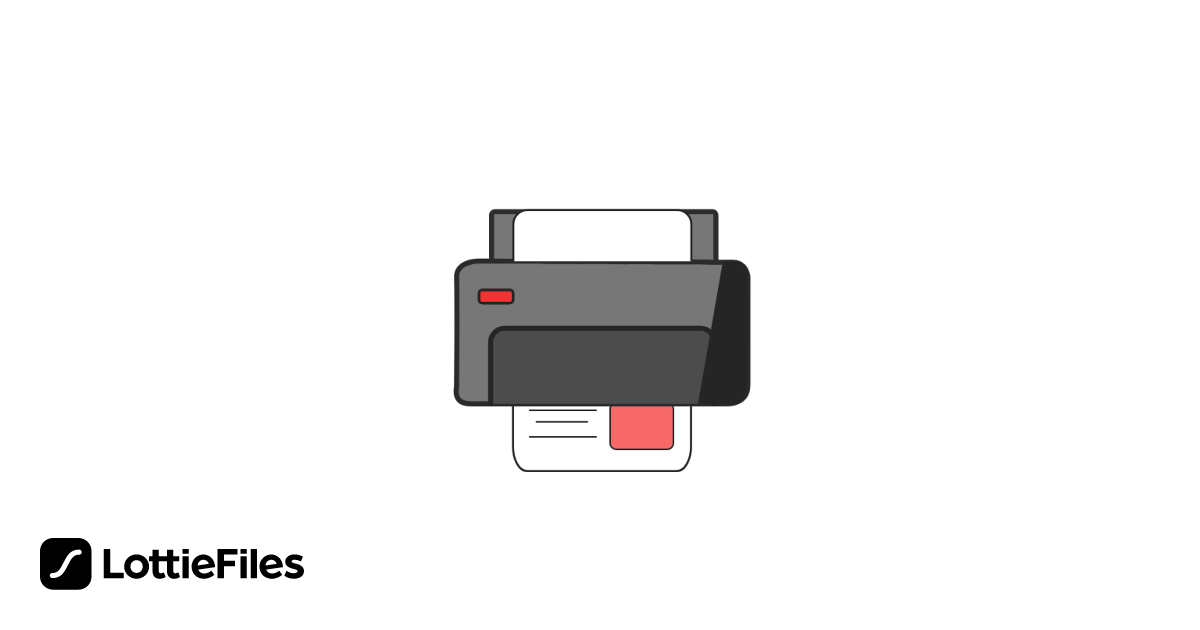 Free Printing Animation by Dedo | LottieFiles