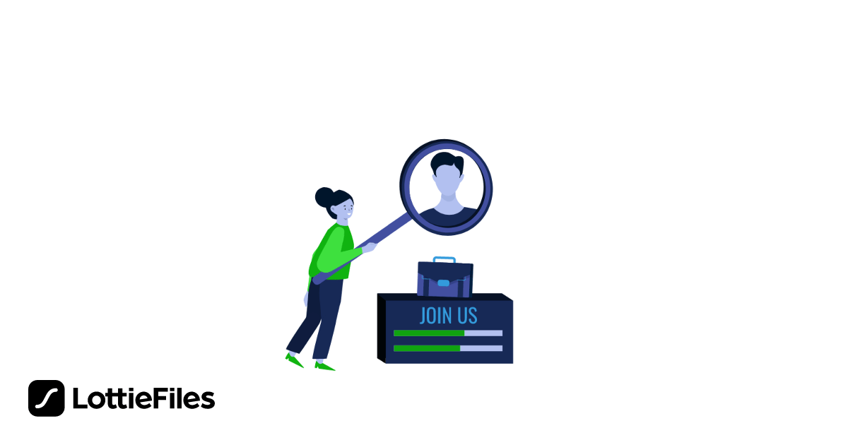 Free Green blue theme Join us Animation by MARUTHI R | LottieFiles