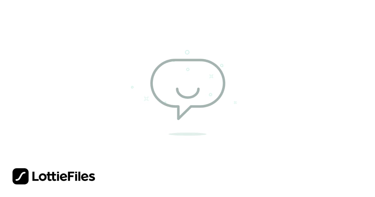 Free Speech Bubble Animation by The Creative Guys | LottieFiles