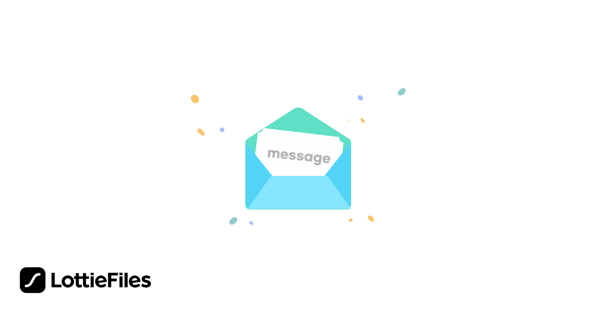 Free New Message Animation by SIMPOOLI | LottieFiles