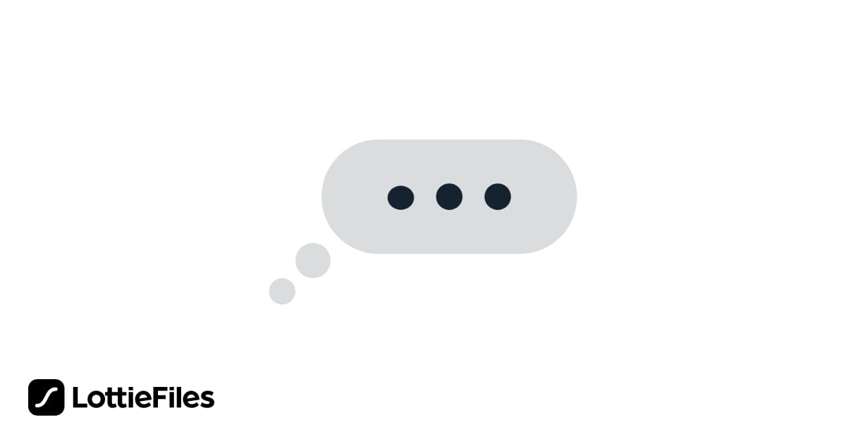 Free Typing Animation in Chat Animation by Reyhan Aditrea | LottieFiles