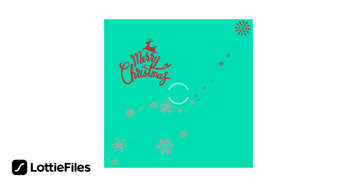 Free Merry christmas Lottie JSON animation Animation by Tinymotion ...