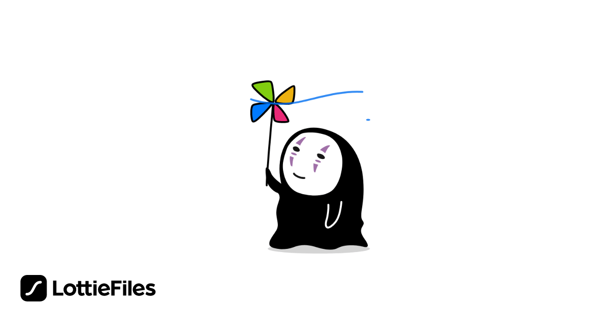 Free No Face Baby (Spirited Away) Animation by Филипп Чуланов | LottieFiles