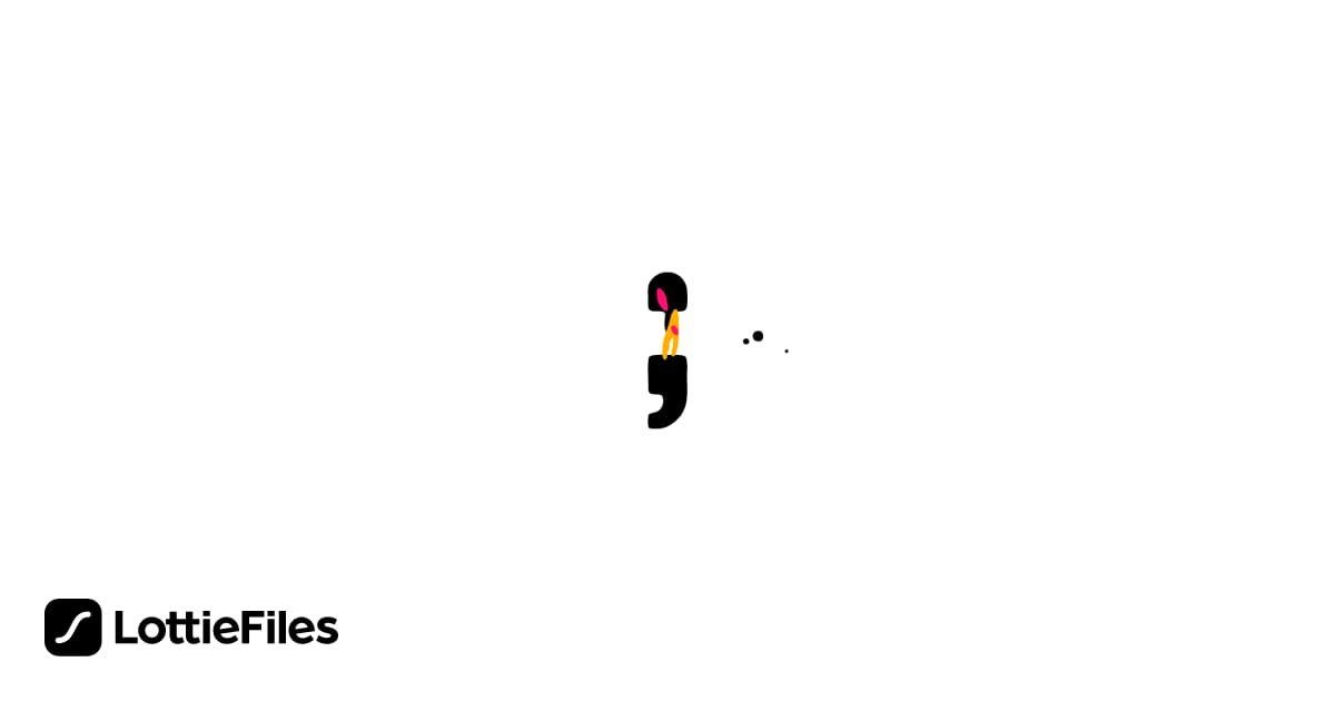 Free Semicolon Sign Animation Animation by Meetanshi Inc | LottieFiles