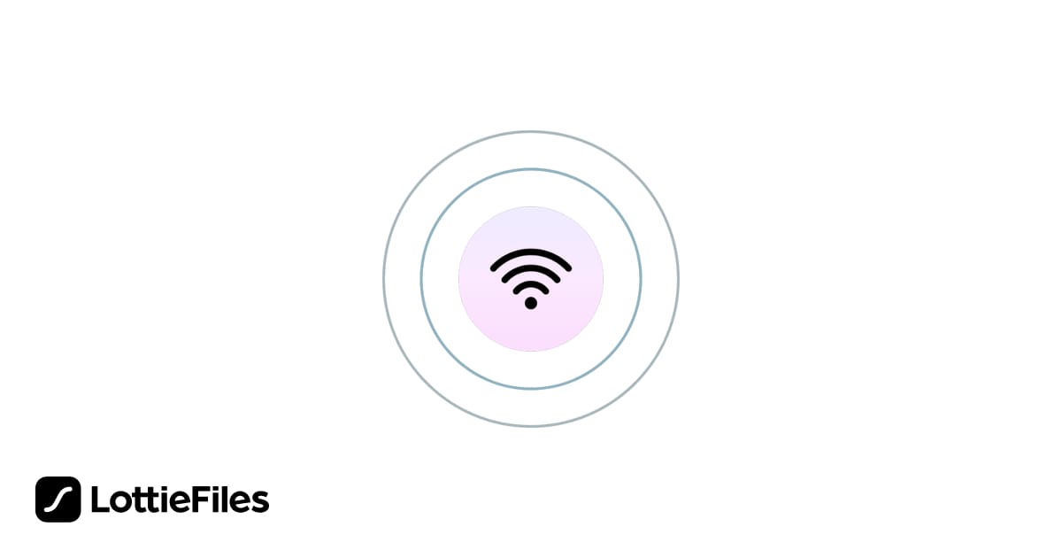 Free wifi animation Animation by Hamza Ali | LottieFiles