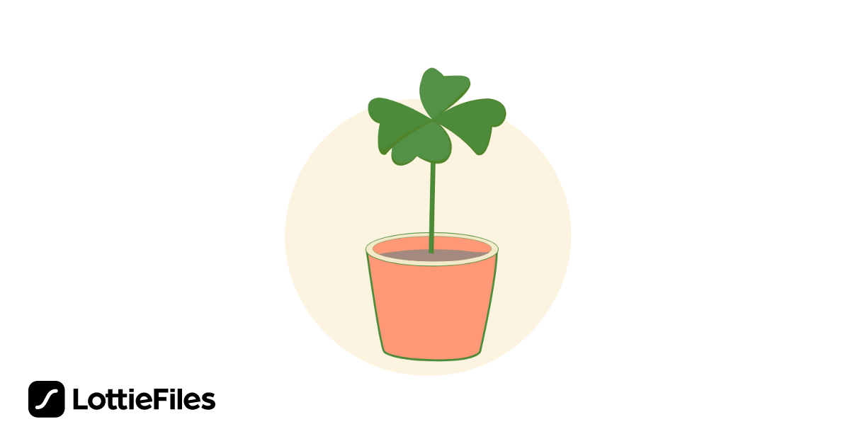 Free 4 Leaf Clover Animation by LottieFiles | LottieFiles