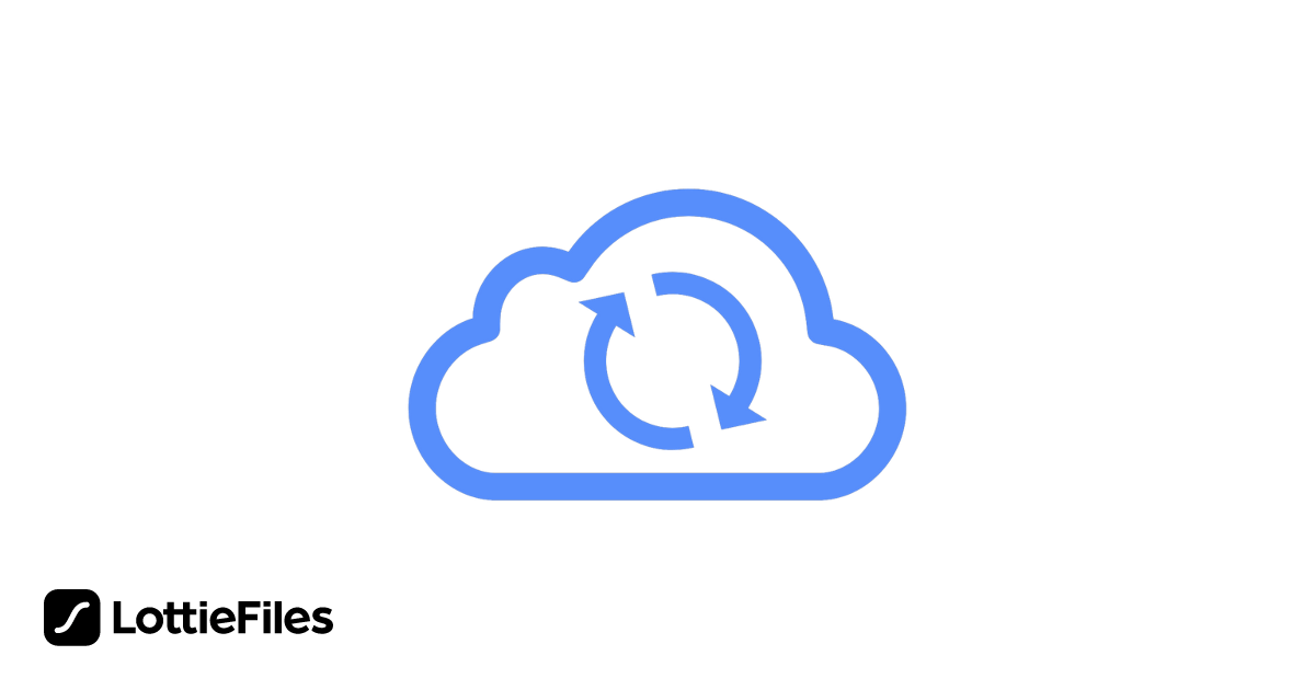 Free Cloud syncing Animation by Ngọc Ninh Văn | LottieFiles