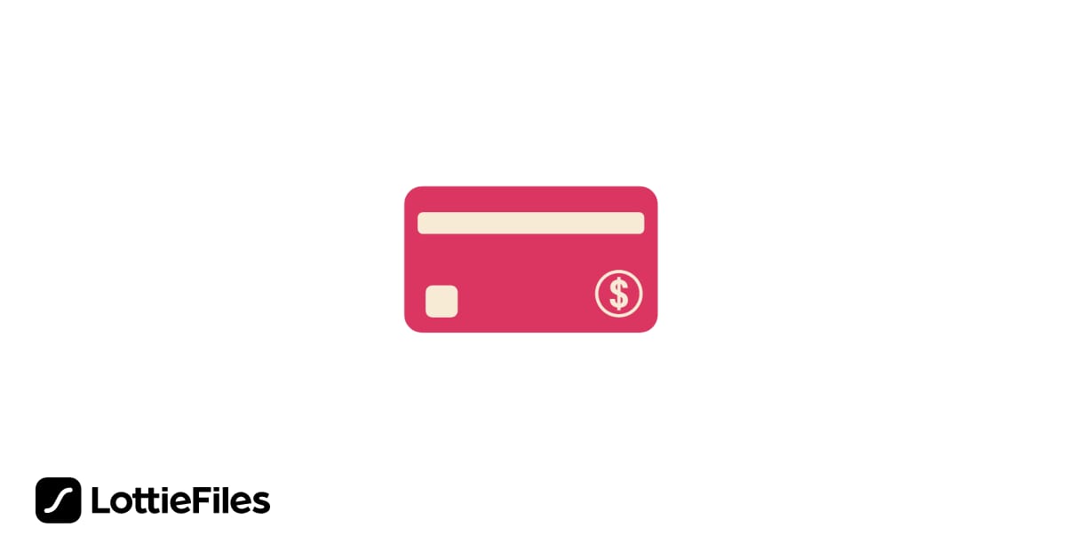Free Credit card Animation by eZtodesign | LottieFiles