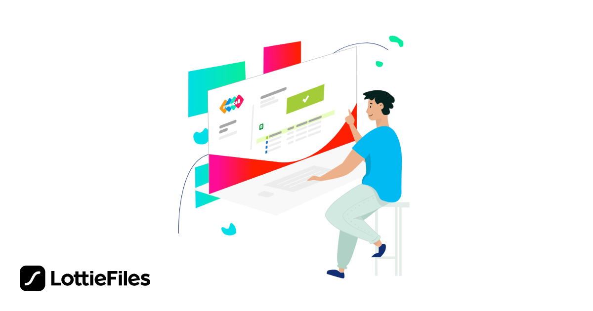 Free Sensor display and guy Animation by UP-FX Studio | LottieFiles