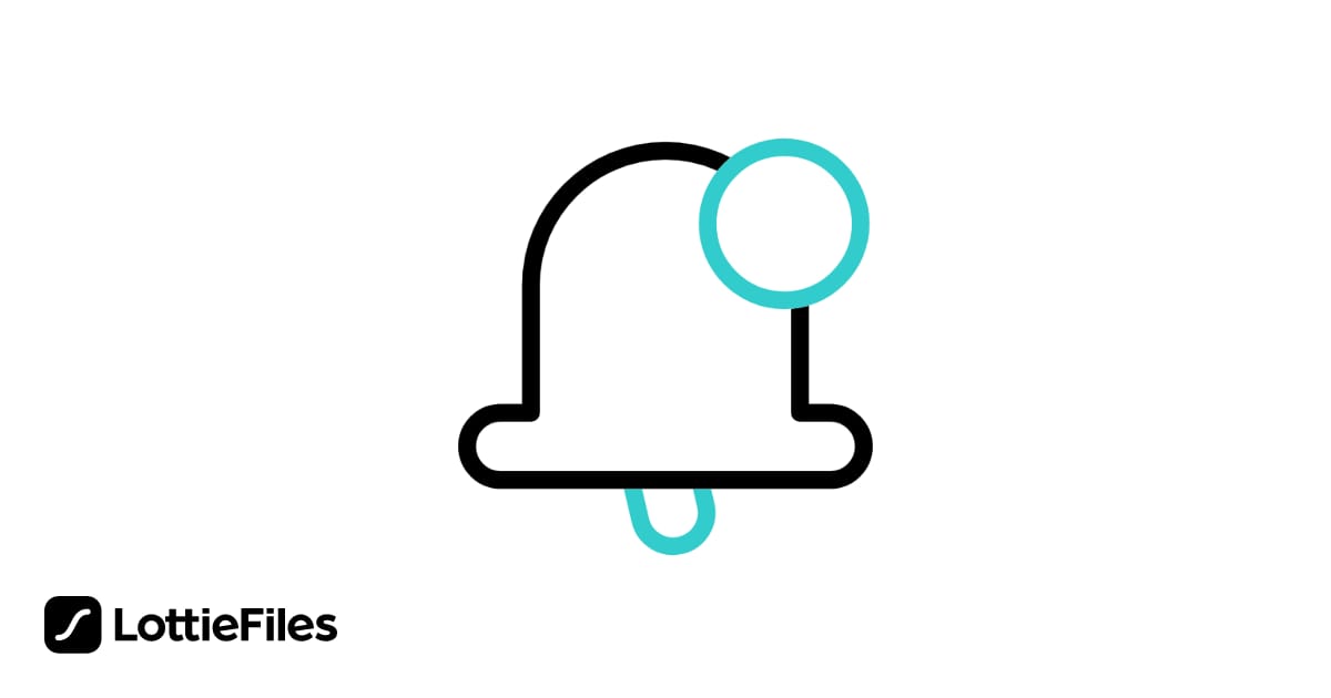 Free Notification icon Animation by Mohamed Metwally | LottieFiles