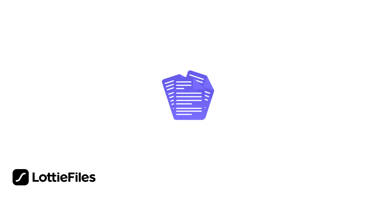 Free Paper File and Document Animations Animation by shivani bai ...