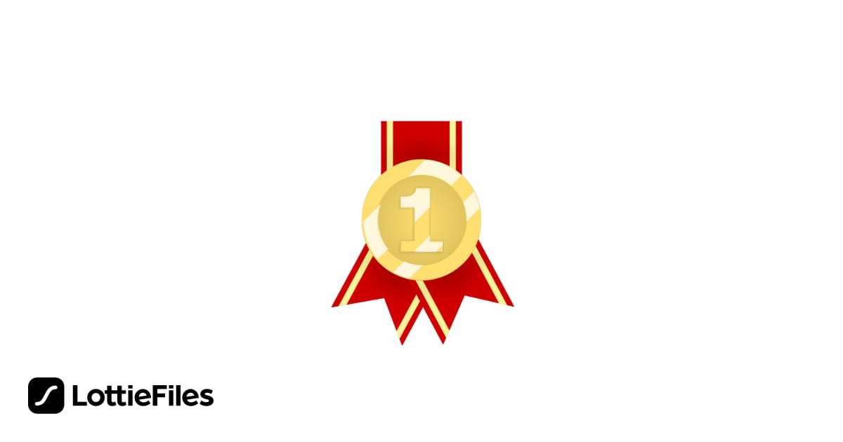 Free 1st Place Medal Animation by Bibek Gurung | LottieFiles