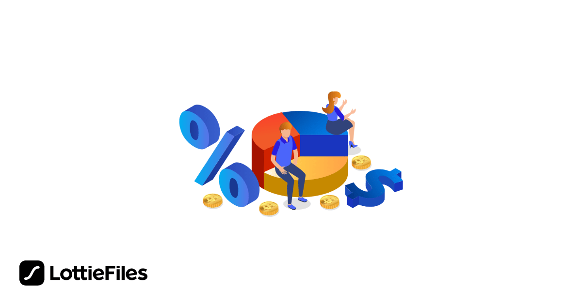 Free Chart Data & Percent Animation by PassionHacks | LottieFiles