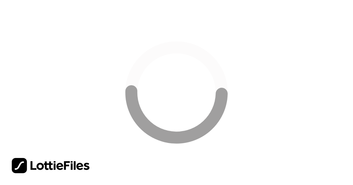 Free Grey Loading Spinner Animation by Ross Bentley | LottieFiles