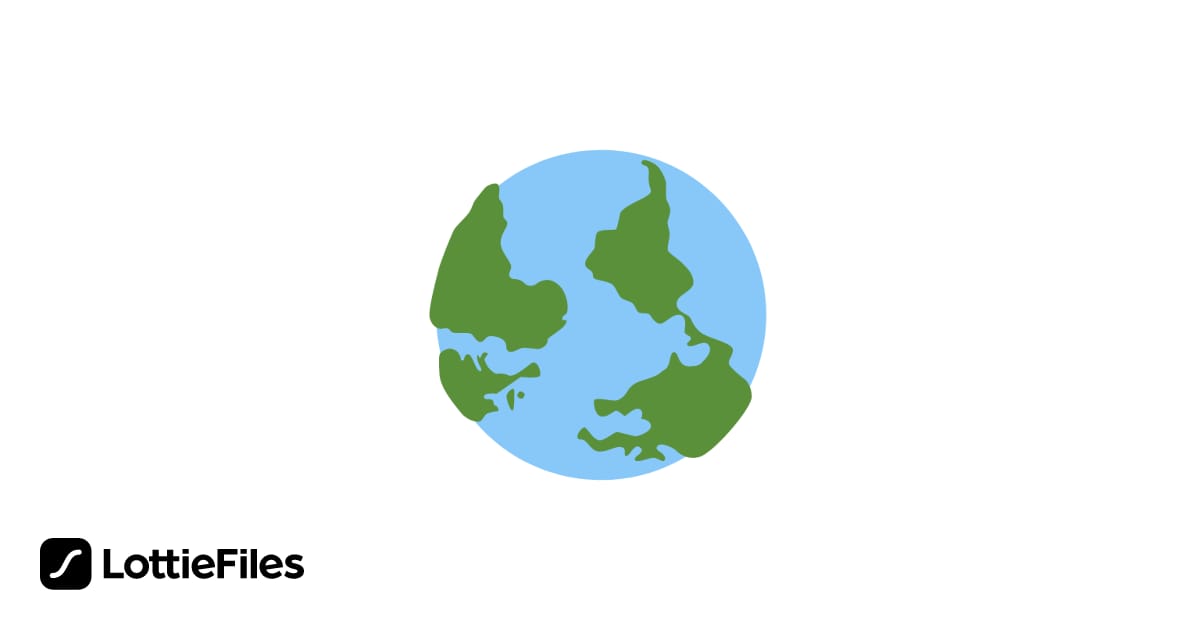 Free earth icon Animation by Andrew Sulin | LottieFiles