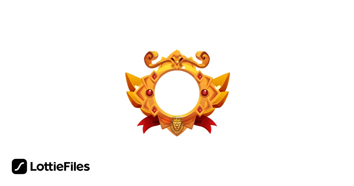 Free Game ranking badges lvl 4 Animation by Mohamed alaa | LottieFiles