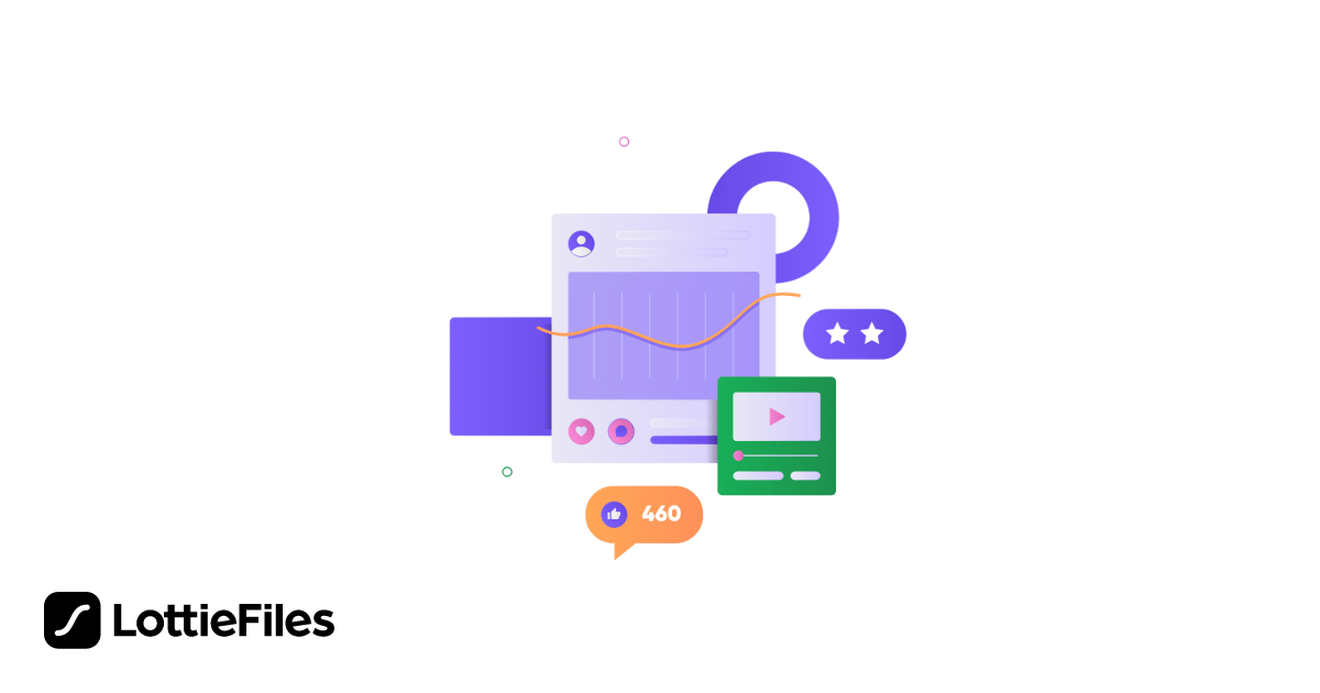 Free Digital marketing social media and data analysis Animation by ...