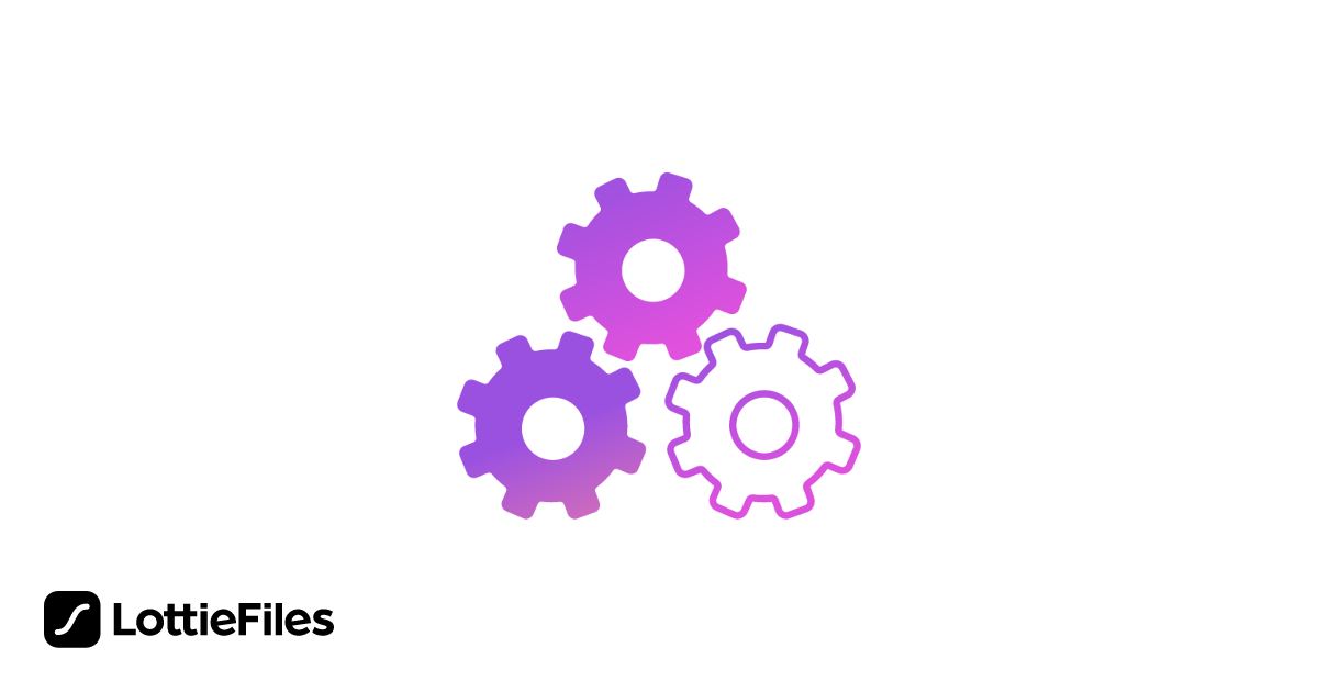 Free Gears Animation Animation by Anas Youssef | LottieFiles