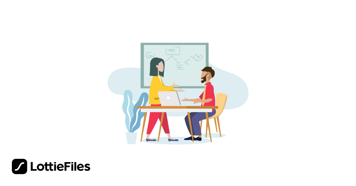 Free Two businessmen Animation by Alexander Rozhkov Rozhkov | LottieFiles