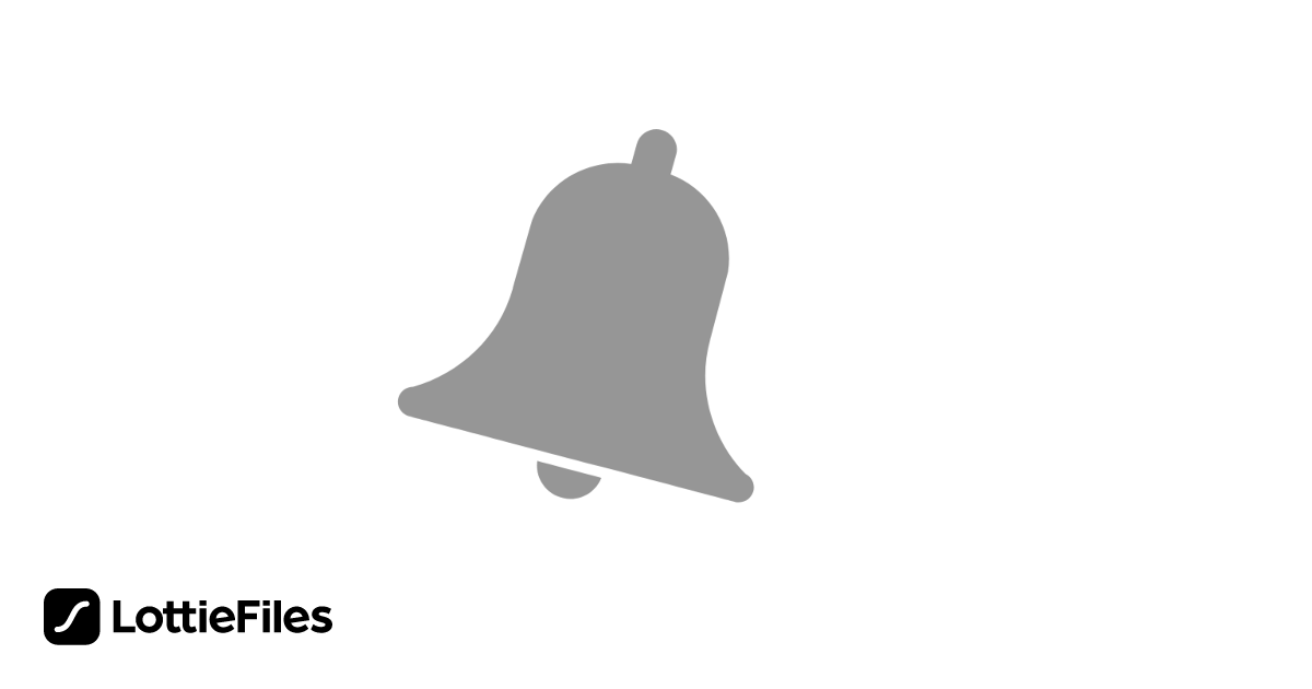 Free Bell Icon Animation Animation by Ziv Meltzer | LottieFiles