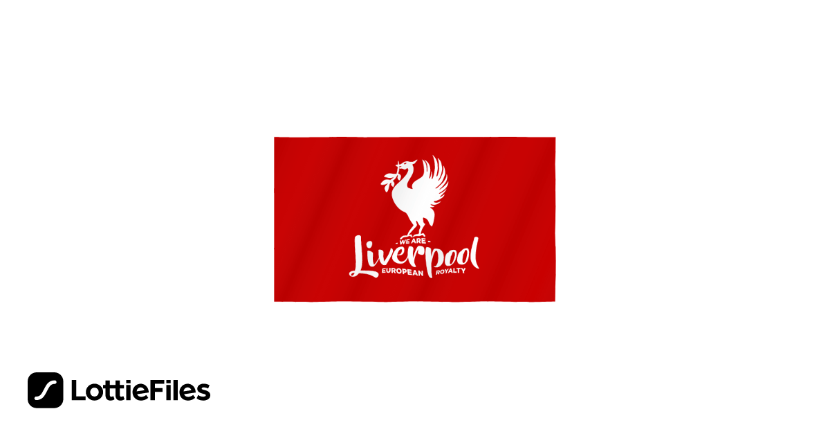 Free Liverpool FC flag Animation by Animated SVG | LottieFiles