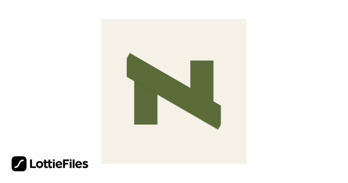Free N Logo Animation by Spud | LottieFiles