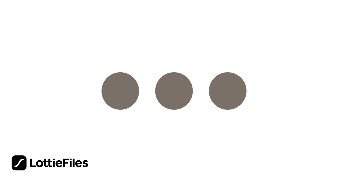 Free Loading dots Animation by Al Stevens | LottieFiles