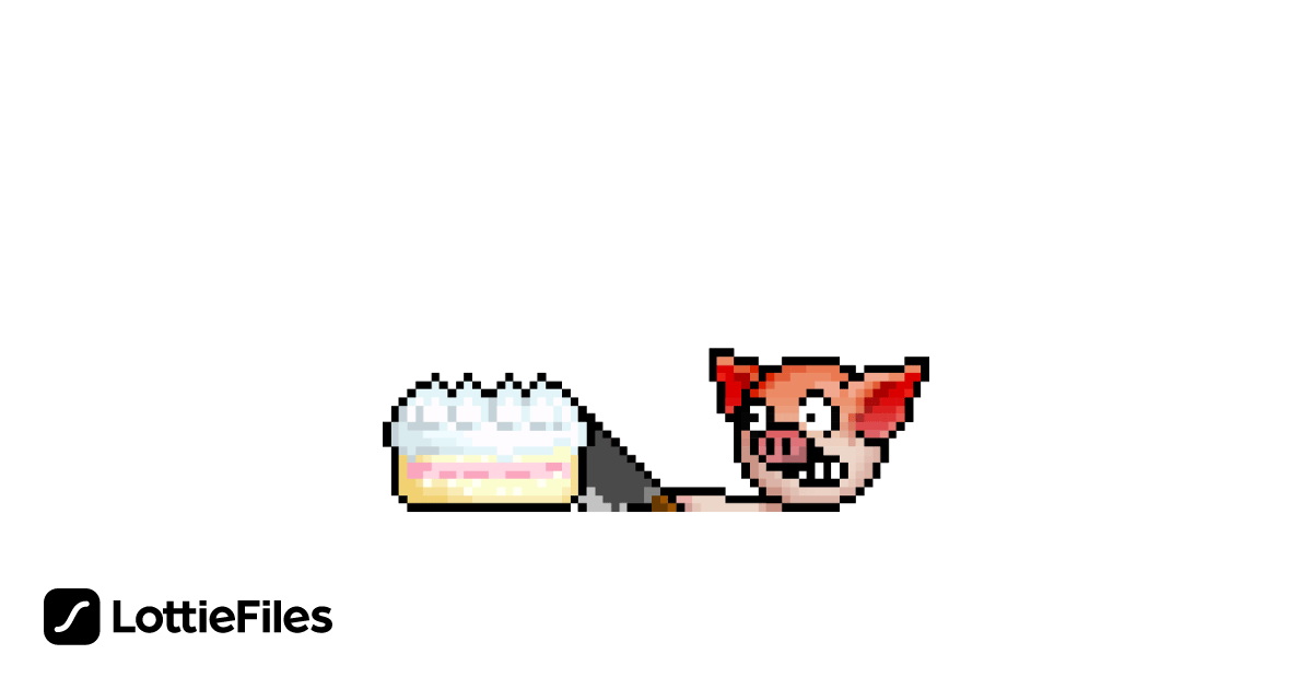 Free LIHKG Pig Animated (Pixel Art) Sticker 4 Animation by Star Ng ...