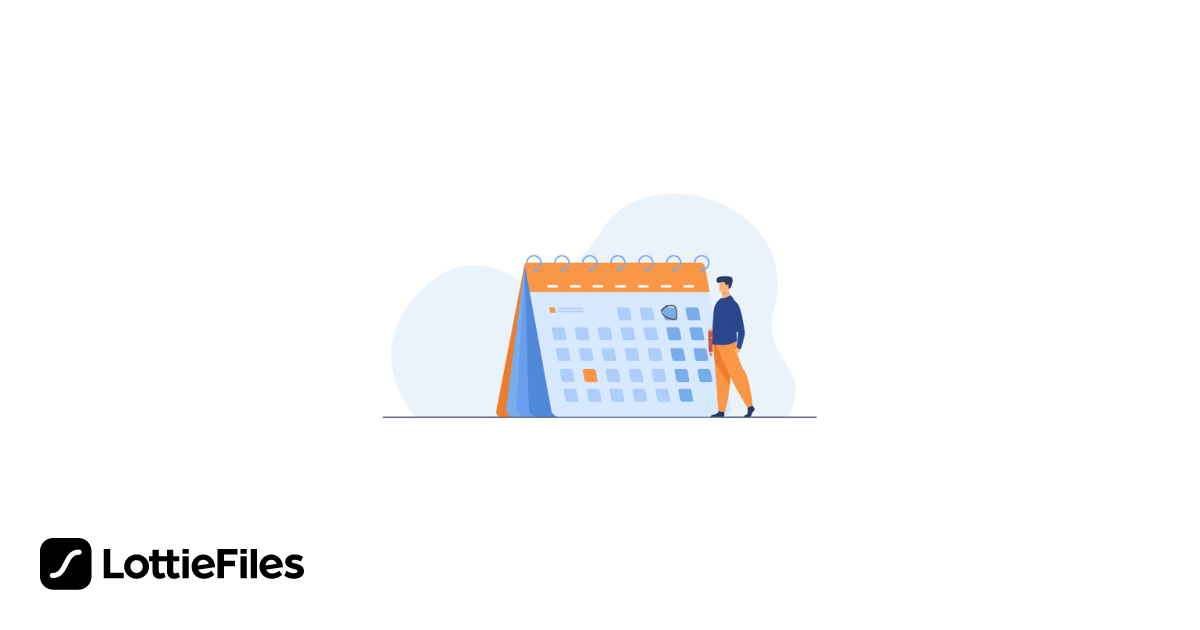 Free Marking a Calendar Animation by Motionilly | LottieFiles