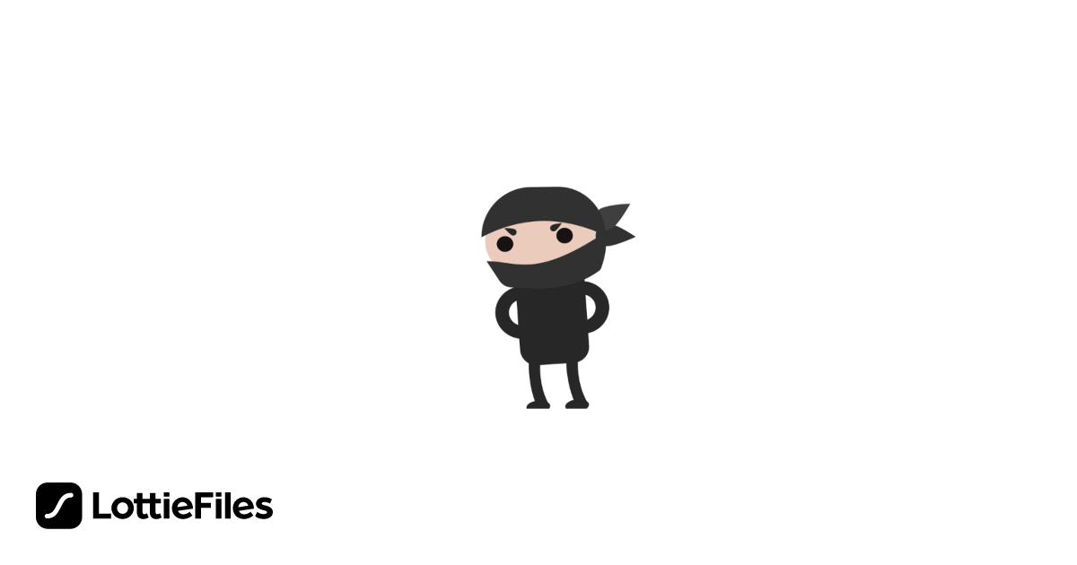 Free Ninja Nerd Animation by Dojo Digital | LottieFiles