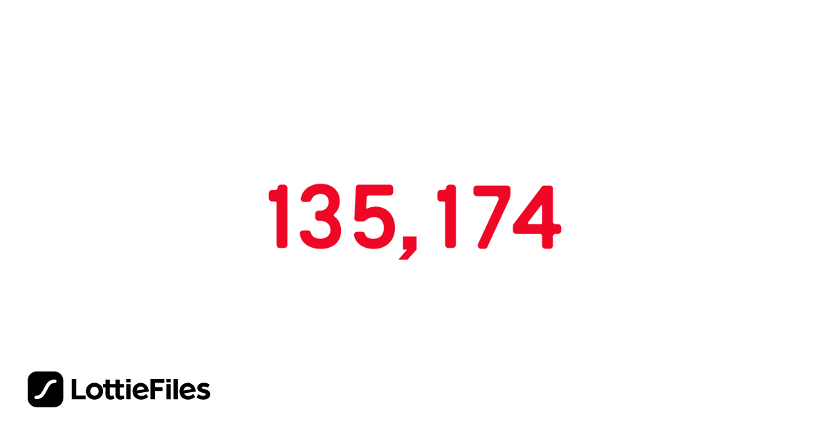 1355 number by Dany Coimbra - LottieFiles