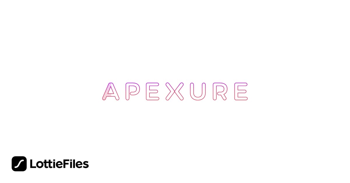 Free Apexure logo Animation by Victoria Krutova | LottieFiles