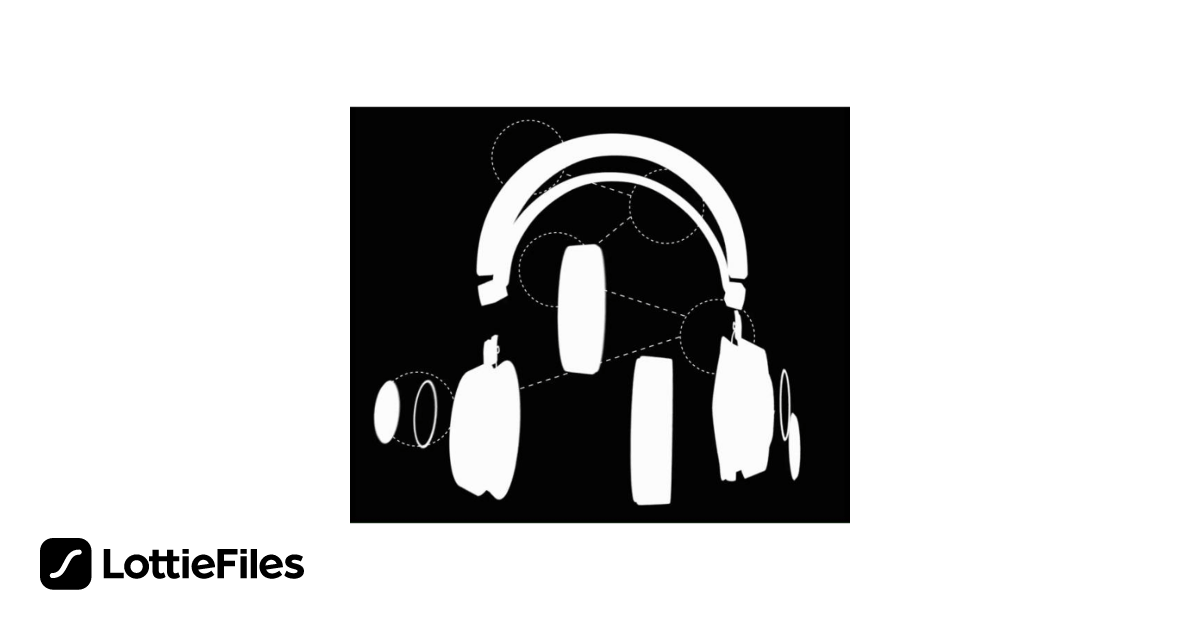 Free Headphones Animation by Никита Комаров | LottieFiles