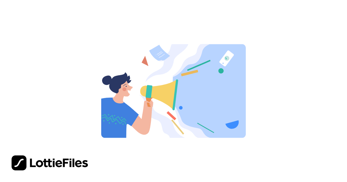 Radi Radev による無料の Loud Speaker Alert アニメーション | LottieFiles