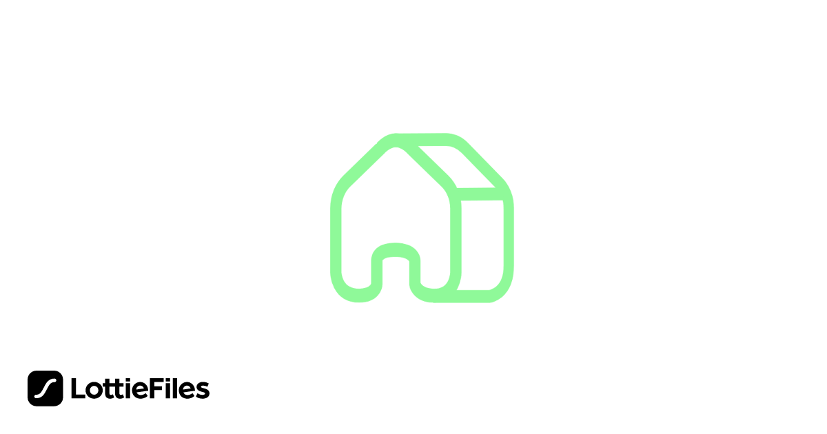 Free Home Icon Animation Animation by Rishabh Bhatia | LottieFiles