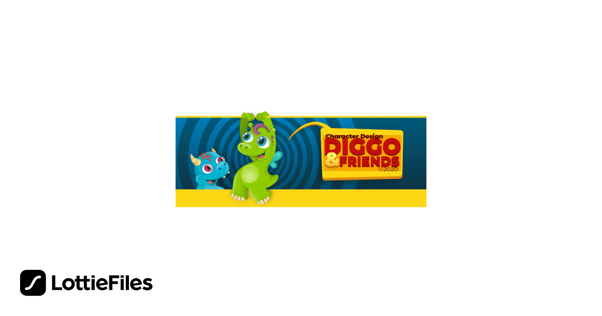 Free Diggo&Friends Animation by Erick Arellano | LottieFiles