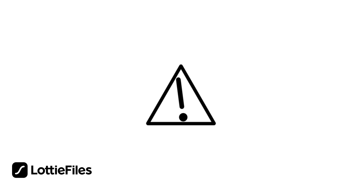 Free Warning Animation by MinhajMK | LottieFiles