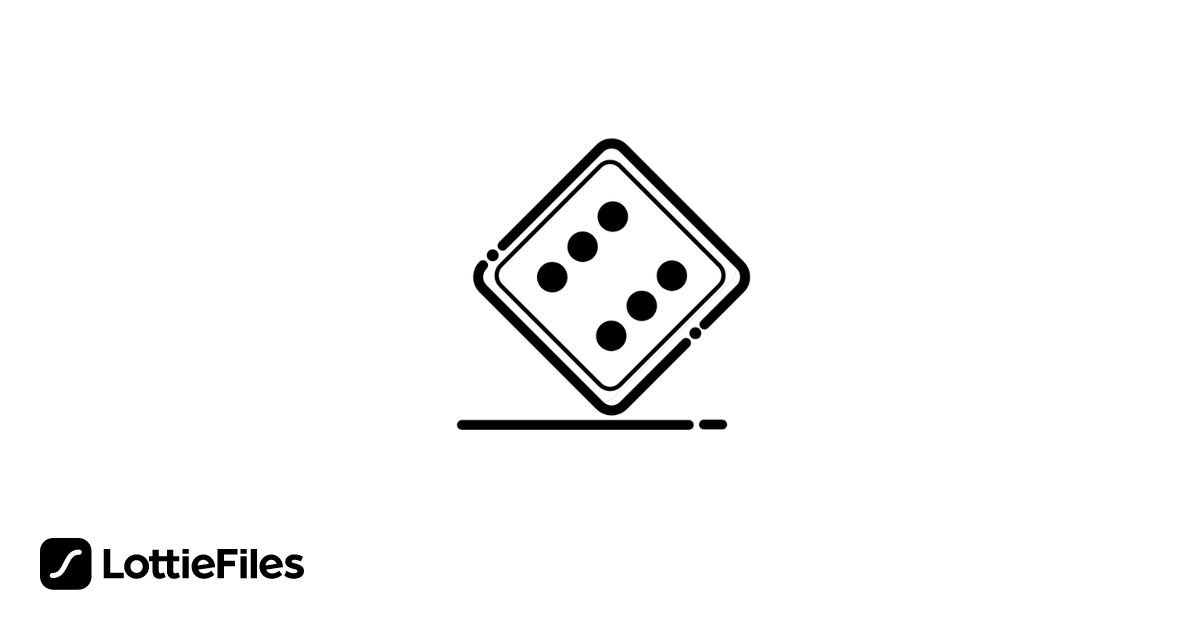 Free Rolling White Dice Animation by Dice Buzz | LottieFiles