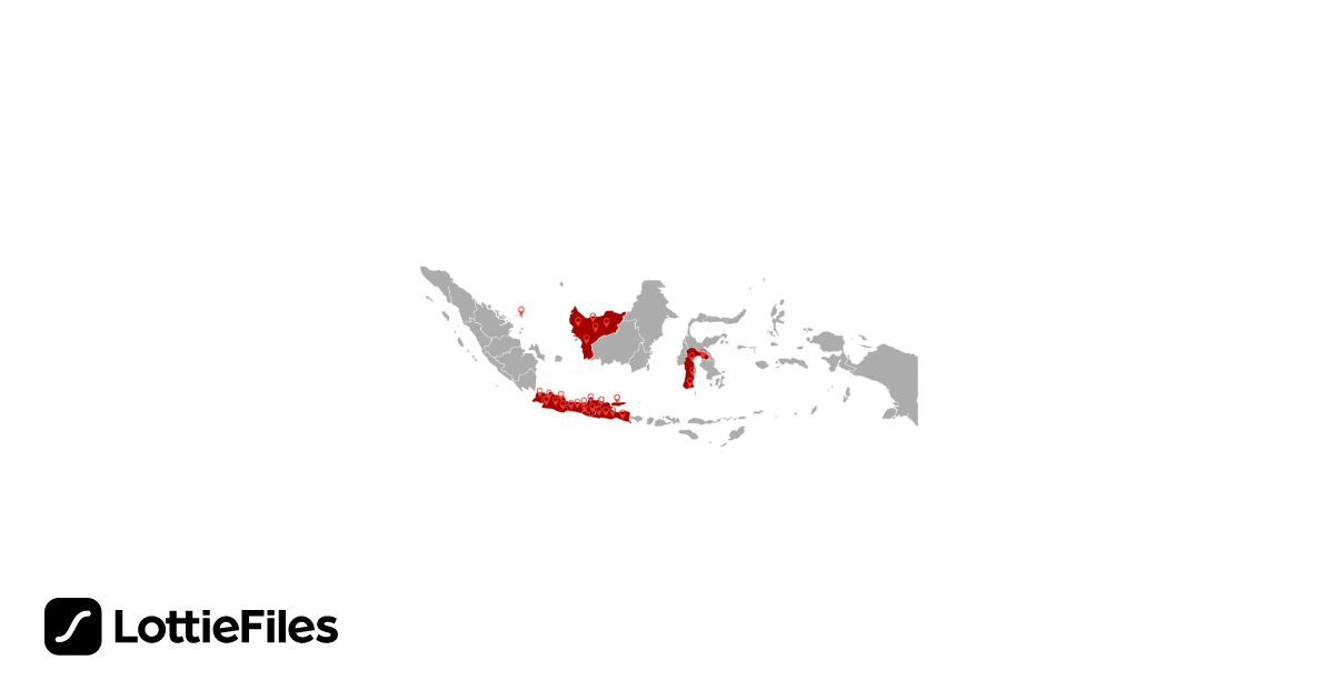 Free Indonesian Map Animation by Jagoan Desa | LottieFiles