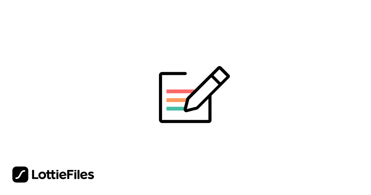 Free Notes Animation by Luan Zacarias | LottieFiles