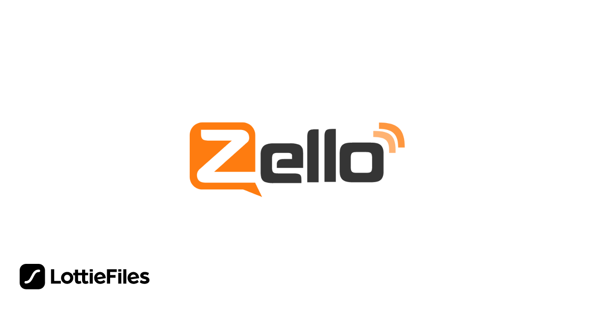 Free zello_logo Animation by Allan Ribas | LottieFiles