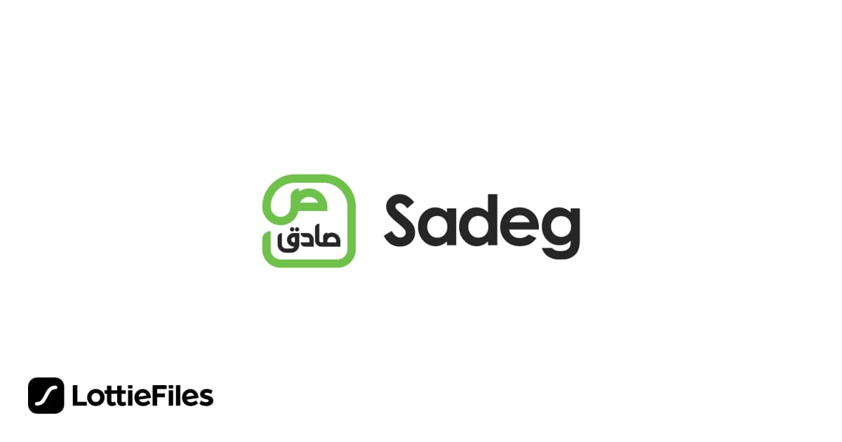 Free sadeg logo Animation by mahirtechno | LottieFiles
