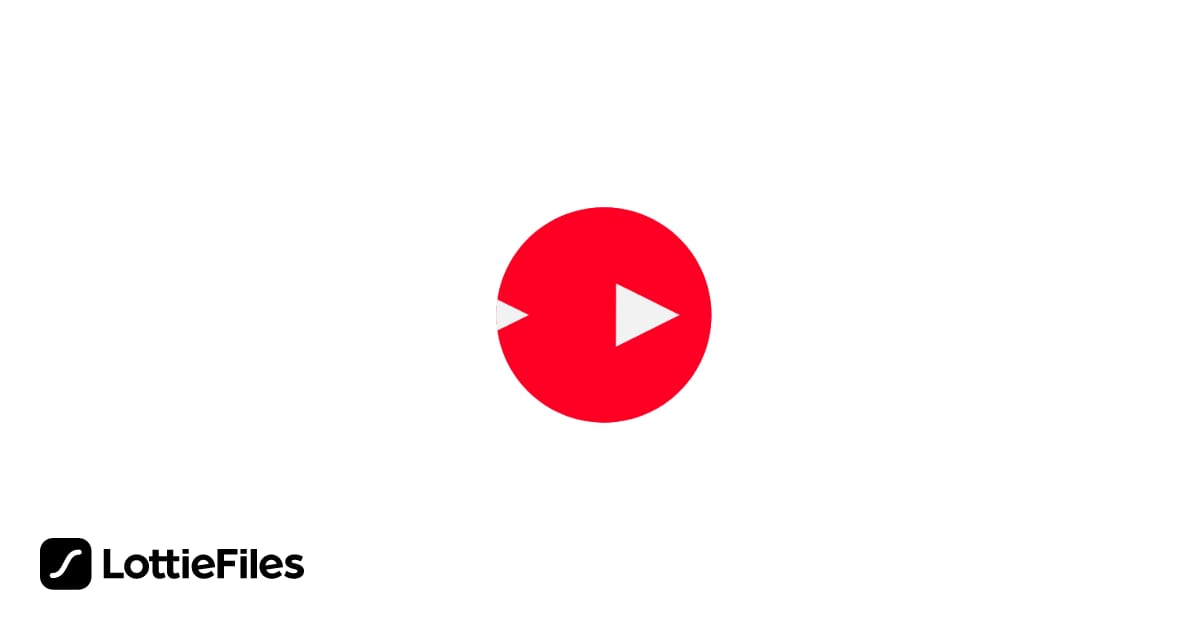 Free Youtube animation Animation by Alexander | LottieFiles