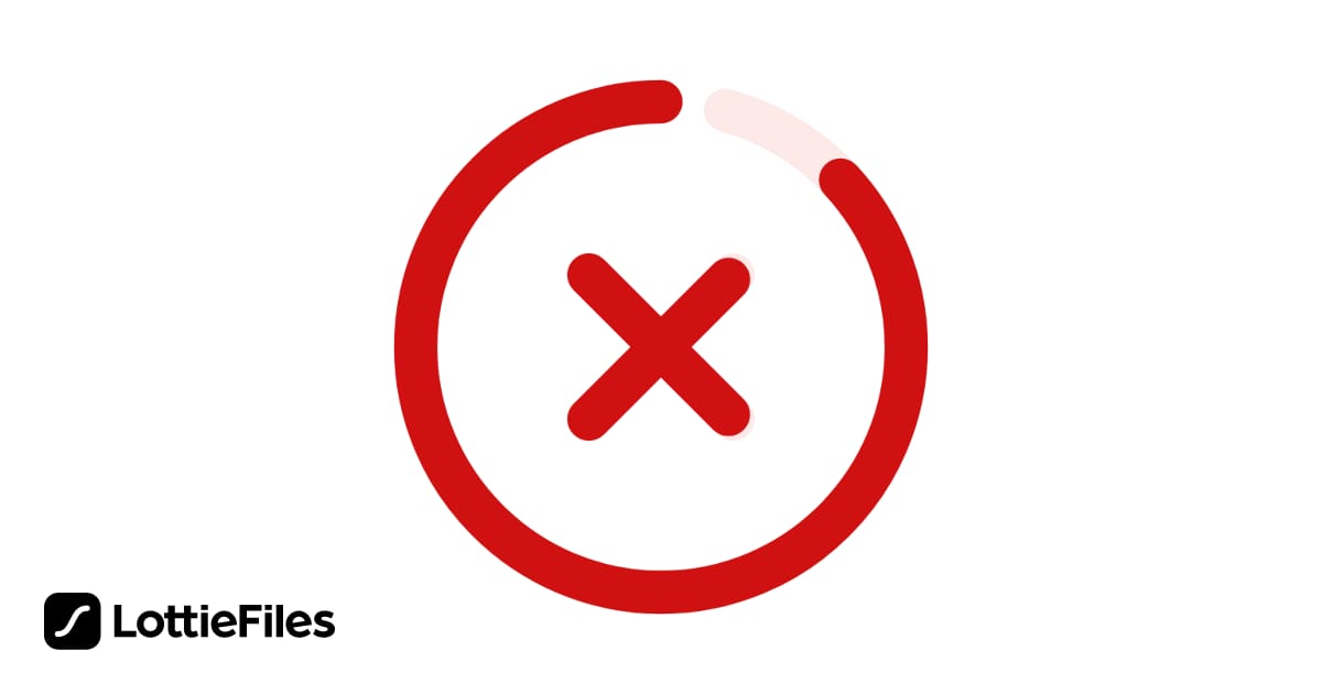 Free circle x Animation by Kara Chen | LottieFiles