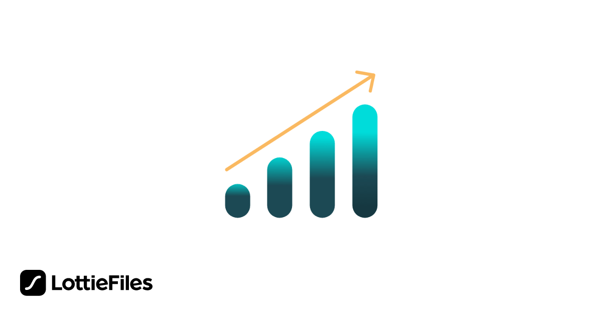Free company growth chart Animation by Debjani Biswas | LottieFiles