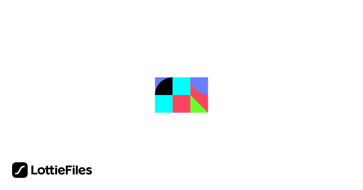 Free Colorful Geometric Shapes Animation by Jason Dorian | LottieFiles