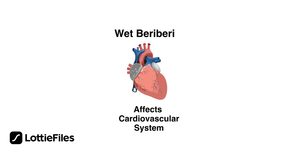 Free Beriberi - B1 Thiamine deficiency Animation by Joana Barreira ...
